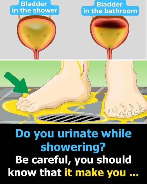 If you urinate in the shower, be careful: urine can spread bacteria if ...