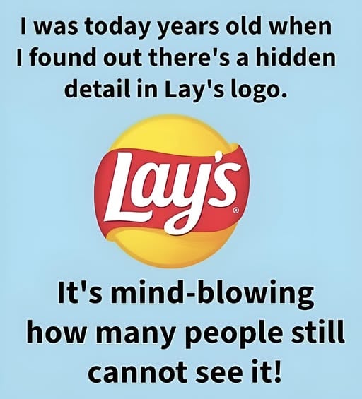 Most people overlook a hidden arrow in the Lay’s logo, subtly formed by ...